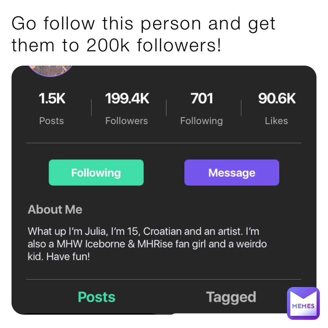 Go follow this person and get them to 200k followers! | @Doge_Meme_God ...