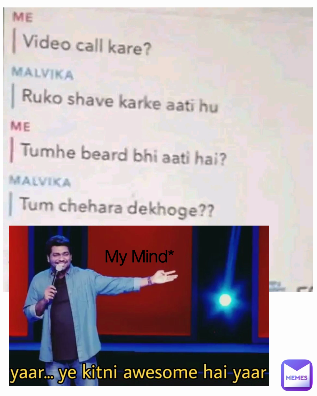 My Mind* | @rebel-jaiswal | Memes