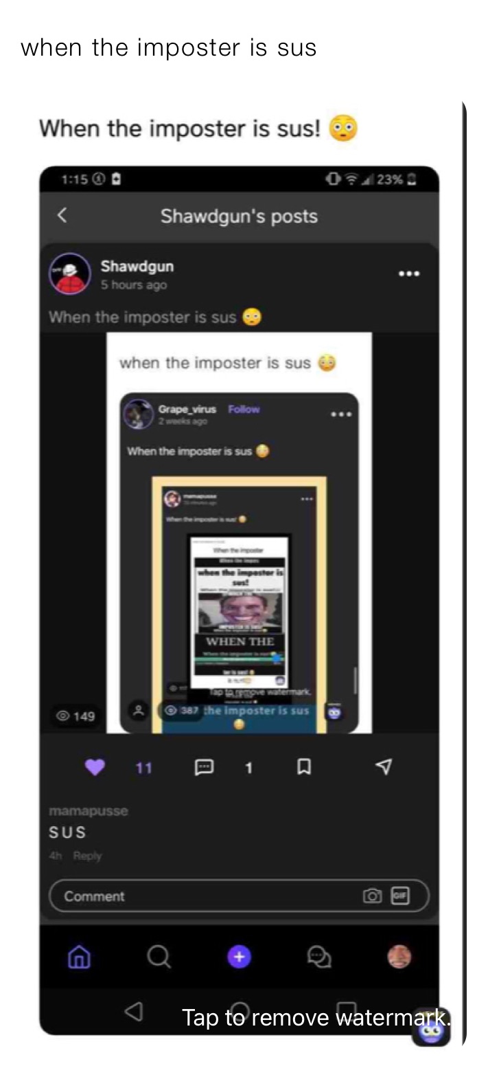 when the imposter is sus | @Bob_ross_lover | Memes