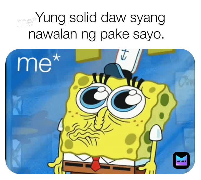Tagalog Memes Spongebob