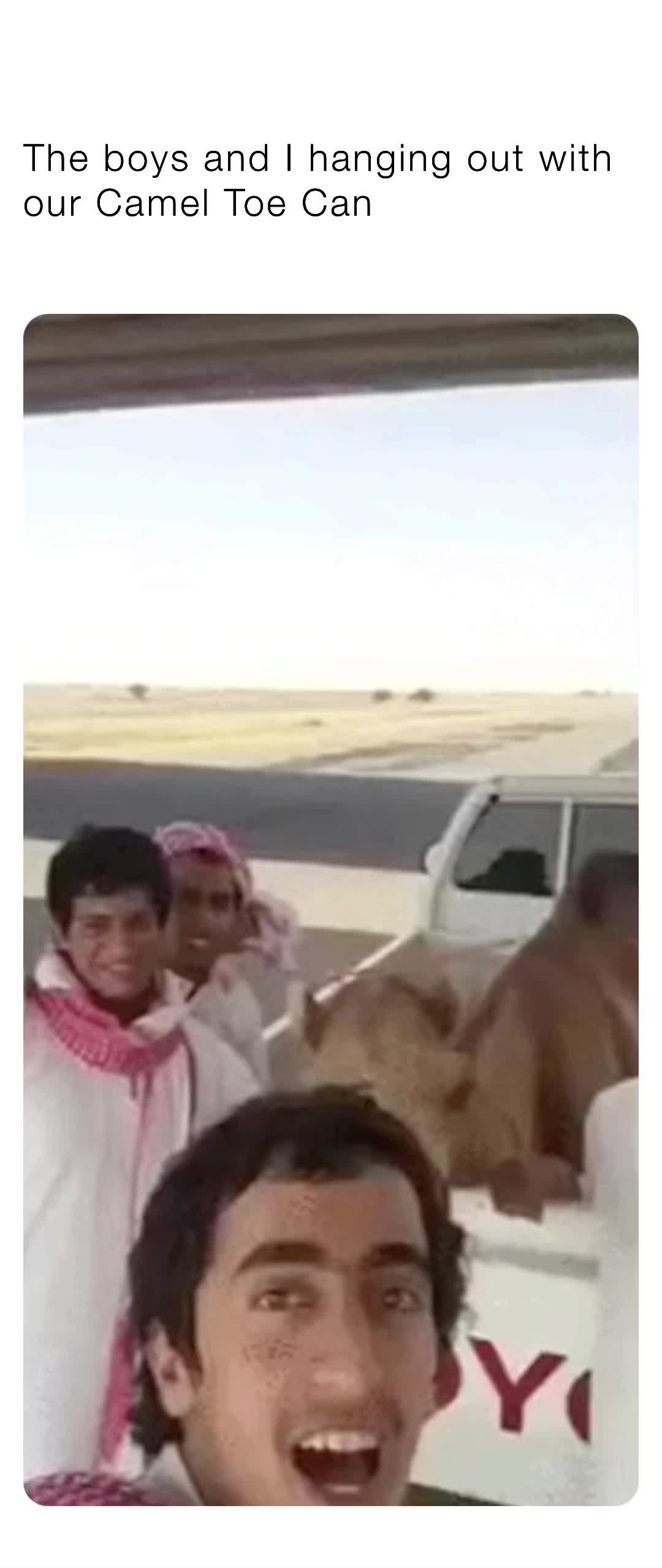 The boys and I hanging out with our Camel Toe Can | @SycoticMemer | Memes