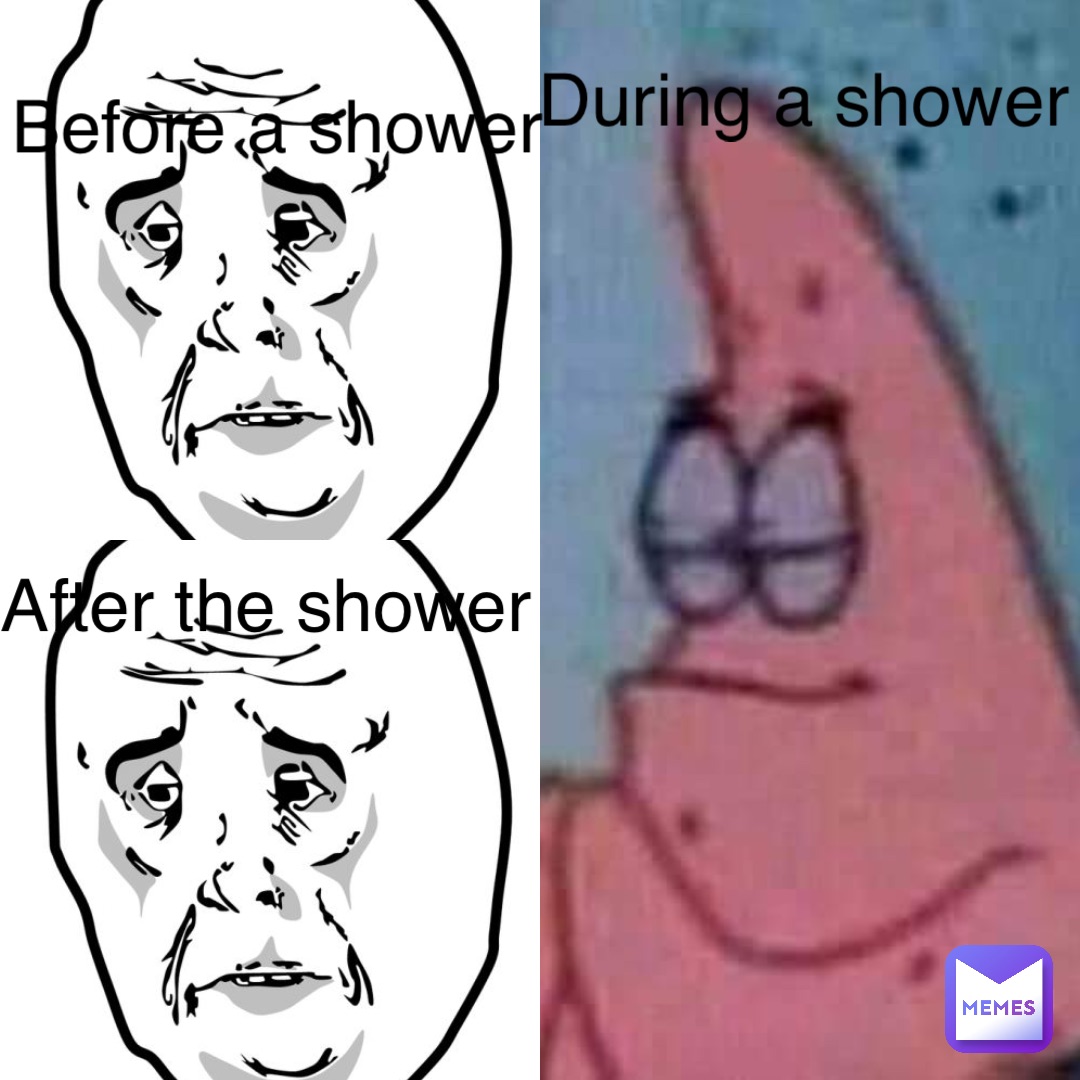Before a shower During a shower After the shower | @Penguins_The_Army ...