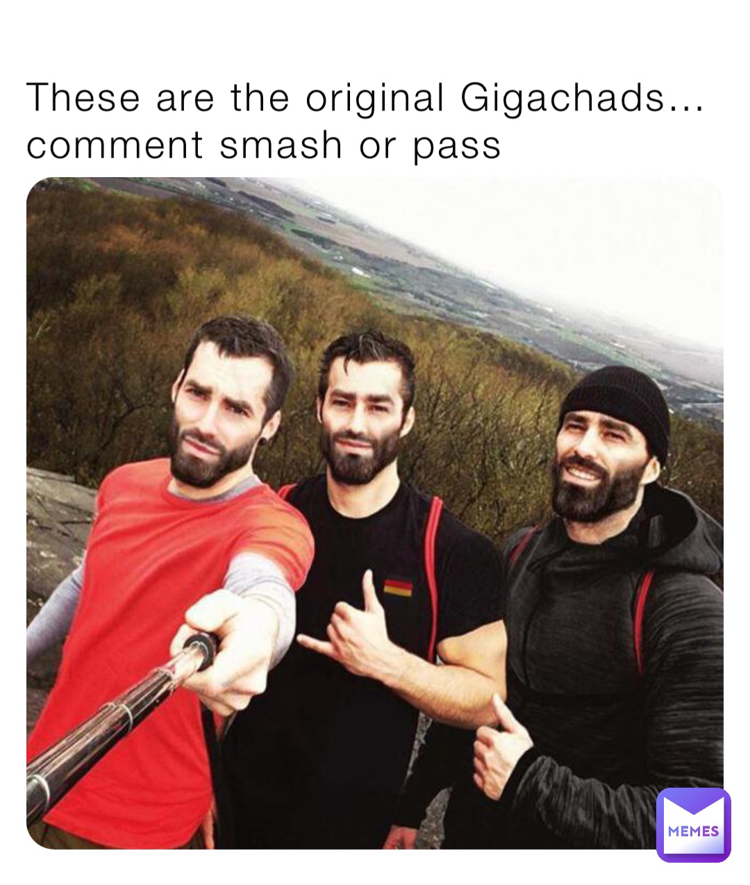 These are the original Gigachads… comment smash or pass | @NoobsnWalls | Memes
