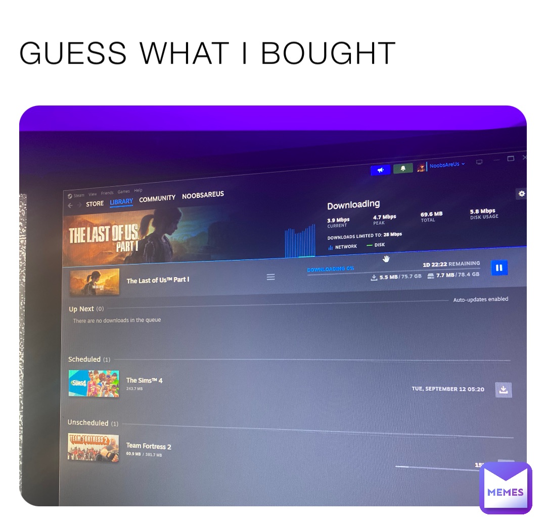 GUESS WHAT I BOUGHT | @NoobsnWalls | Memes