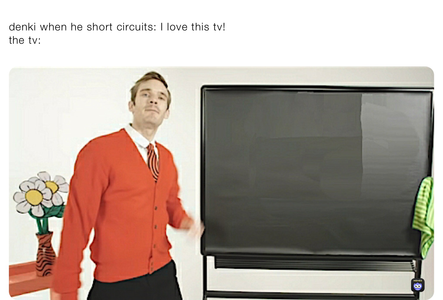 denki when he short circuits: I love this tv! the tv: | @meme_lord_hehe ...