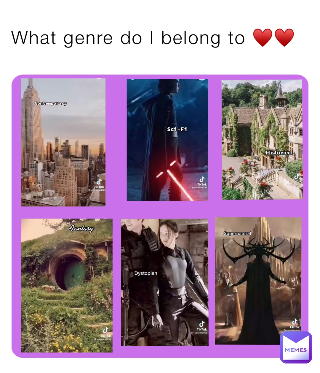 What genre do I belong to ♥️♥️ | @HighKing_8randon | Memes