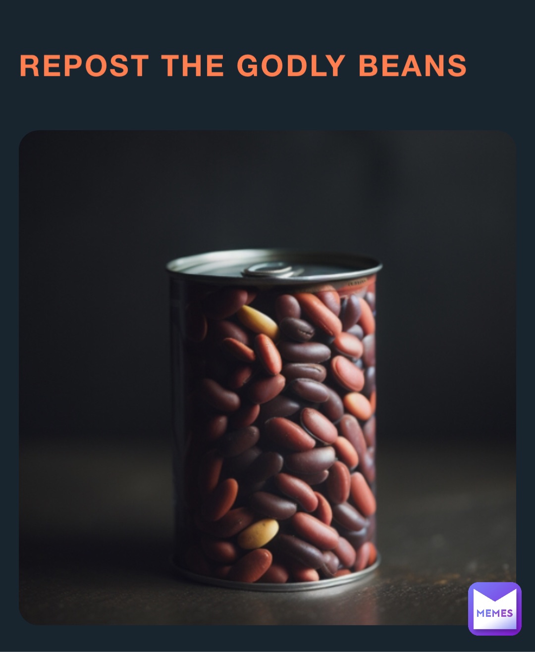 REPOST THE GODLY BEANS | @HighKing_8randon | Memes
