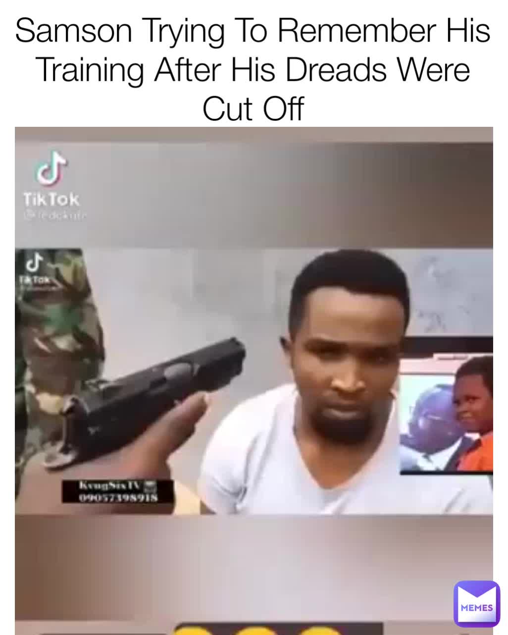 Samson Trying To Remember His Training After His Dreads Were Cut Off ...