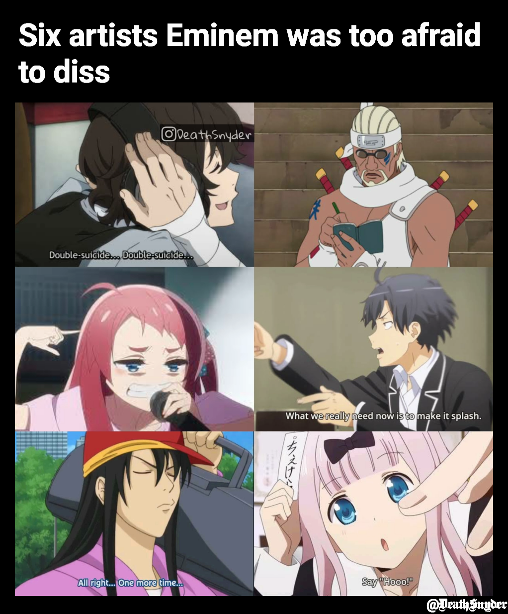 Six artists Eminem was too afraid to diss @DeathSnyder | @Deathsnyder ...