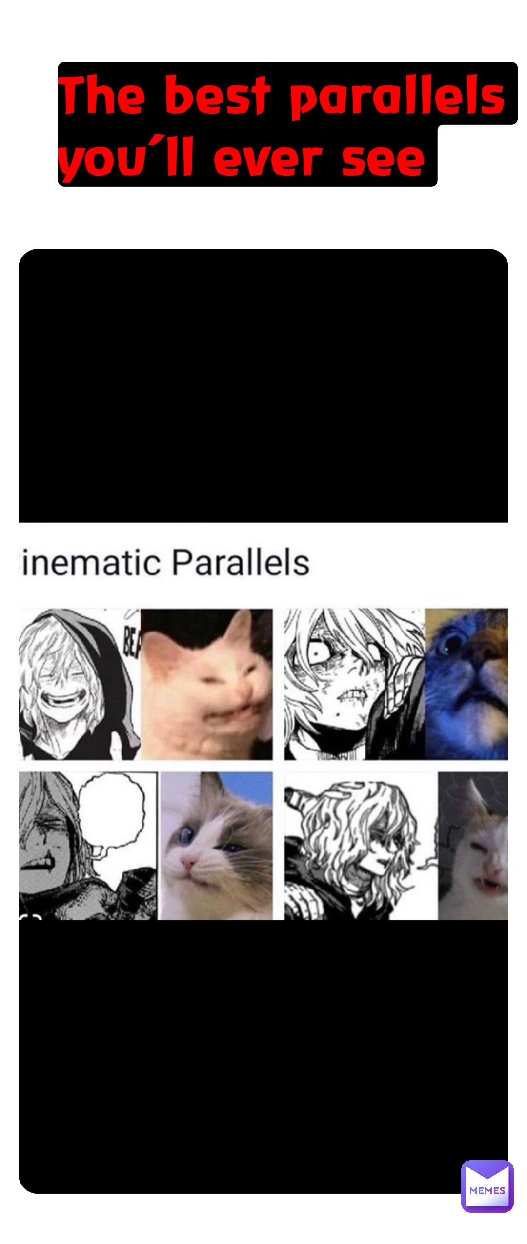 The best parallels you’ll ever see | @AngelDust666 | Memes