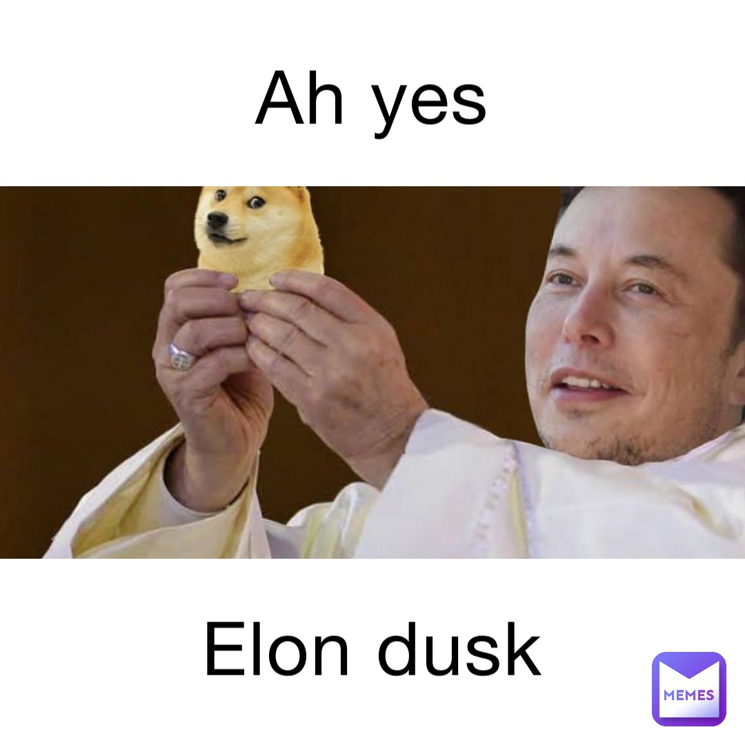 Ah Yes Elon dusk | @Tyle9 | Memes