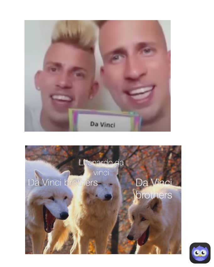 Leonardo da vinci Da Vinci brothers Da Vinci brothers | @LmaoxNani | Memes