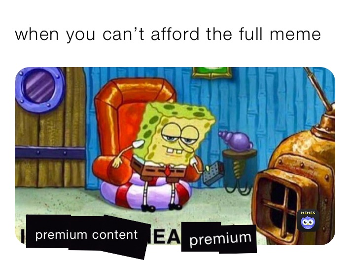 when you can’t afford the full meme | @LiterallyShrek | Memes