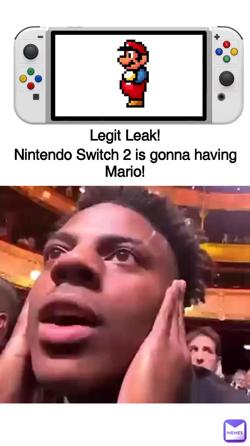 Nintendo Switch 2 is gonna having Mario! Legit Leak! | @Monkhe | Memes
