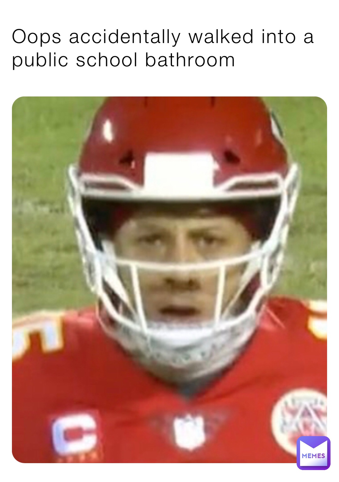 Oops accidentally walked into a public school bathroom | @Land069 | Memes