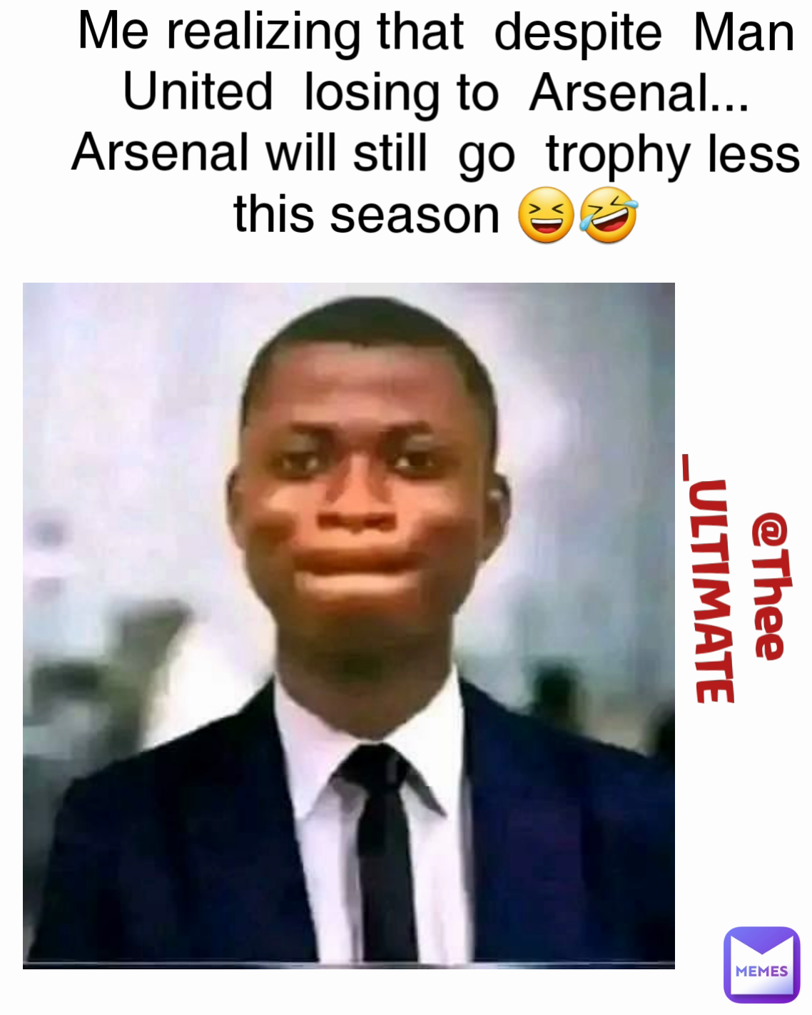 Arsenal Trophy Meme