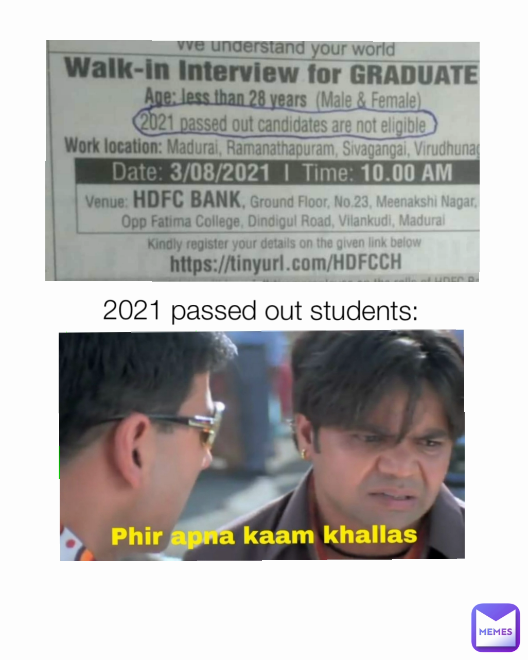 2021 passed out students: | @kingmalu | Memes