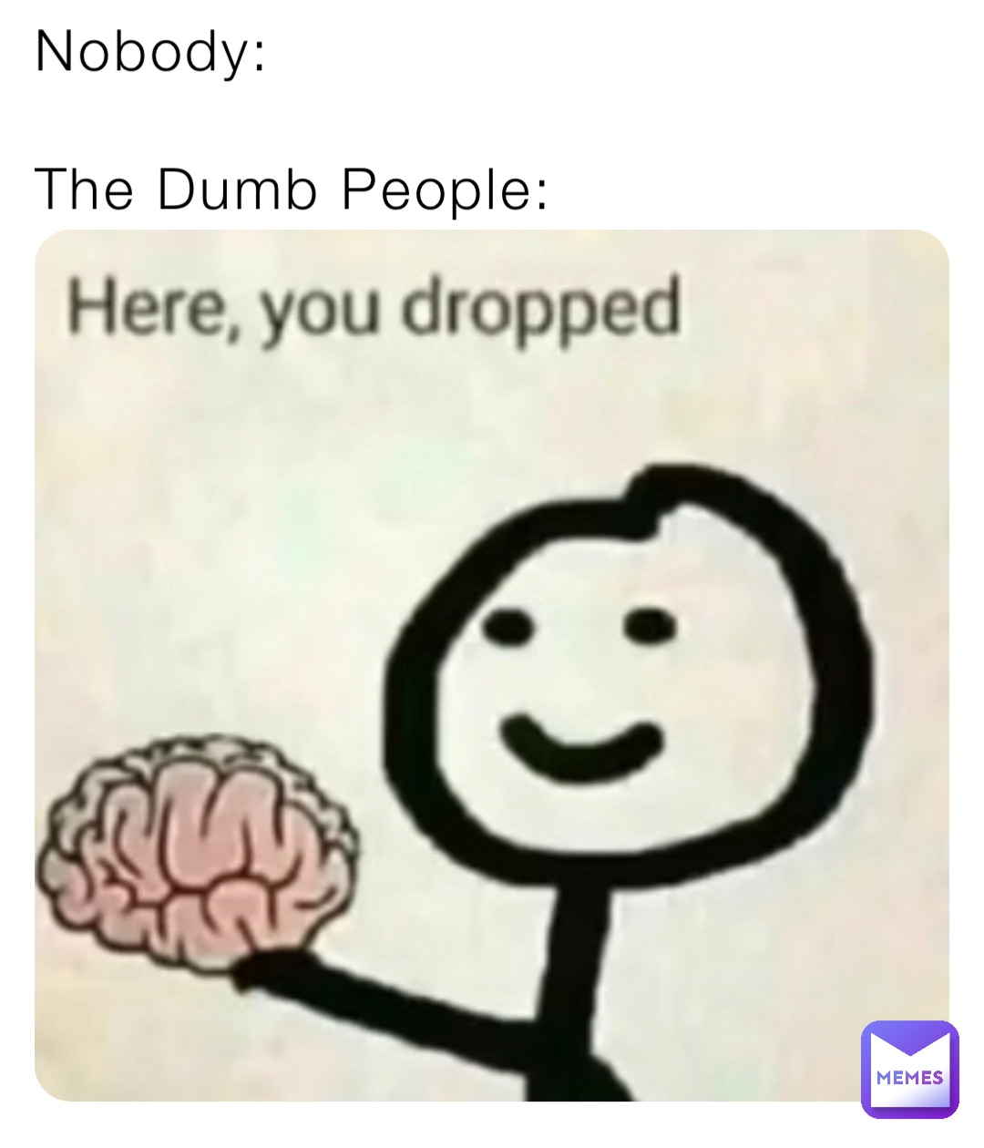 Dumb Person Meme
