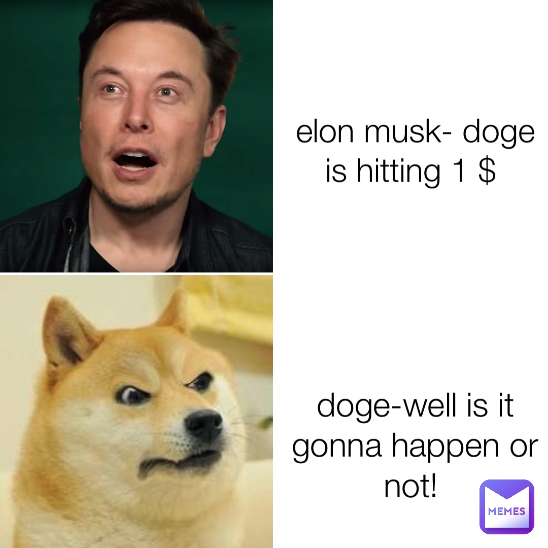 elon musk- doge is hitting 1 $ doge-well is it gonna happen or not ...