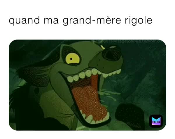 quand ma grand-mère rigole | @jenka2017 | Memes