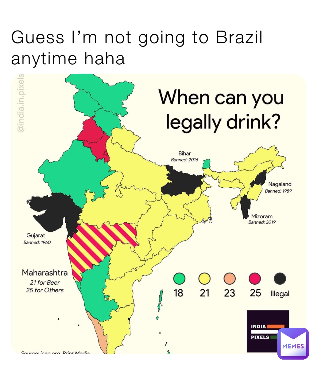 Guess I’m not going to Brazil anytime haha | @Real_Thou | Memes