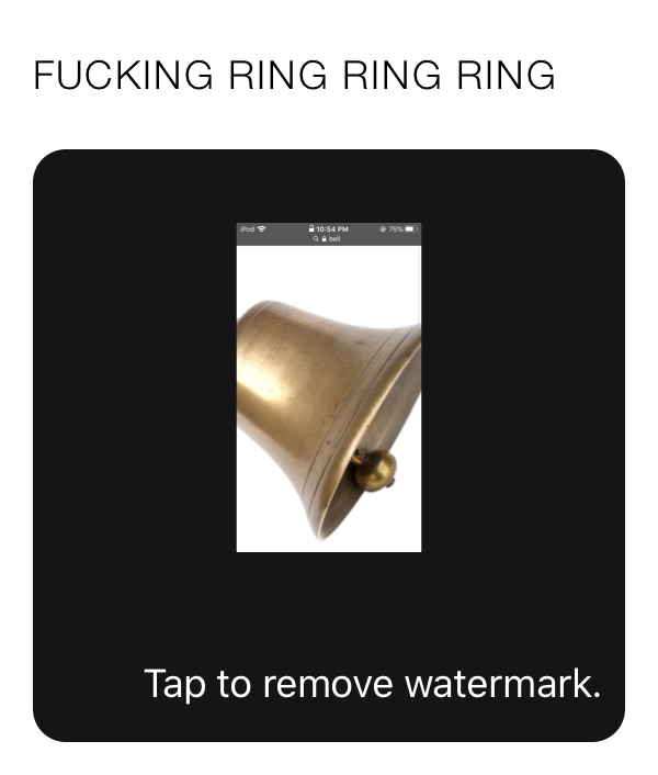 FUCKING RING RING RING | @glitch_productions | Memes
