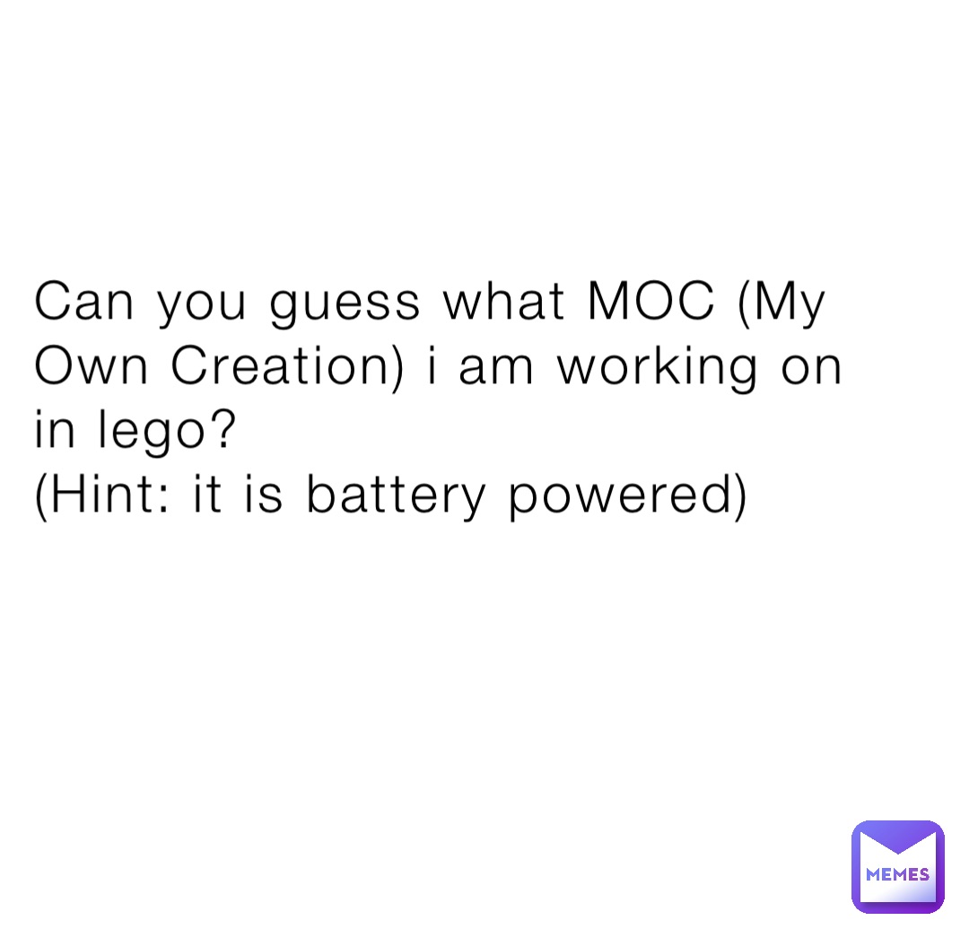 Can you guess what MOC (My Own Creation) i am working on in lego? (Hint ...