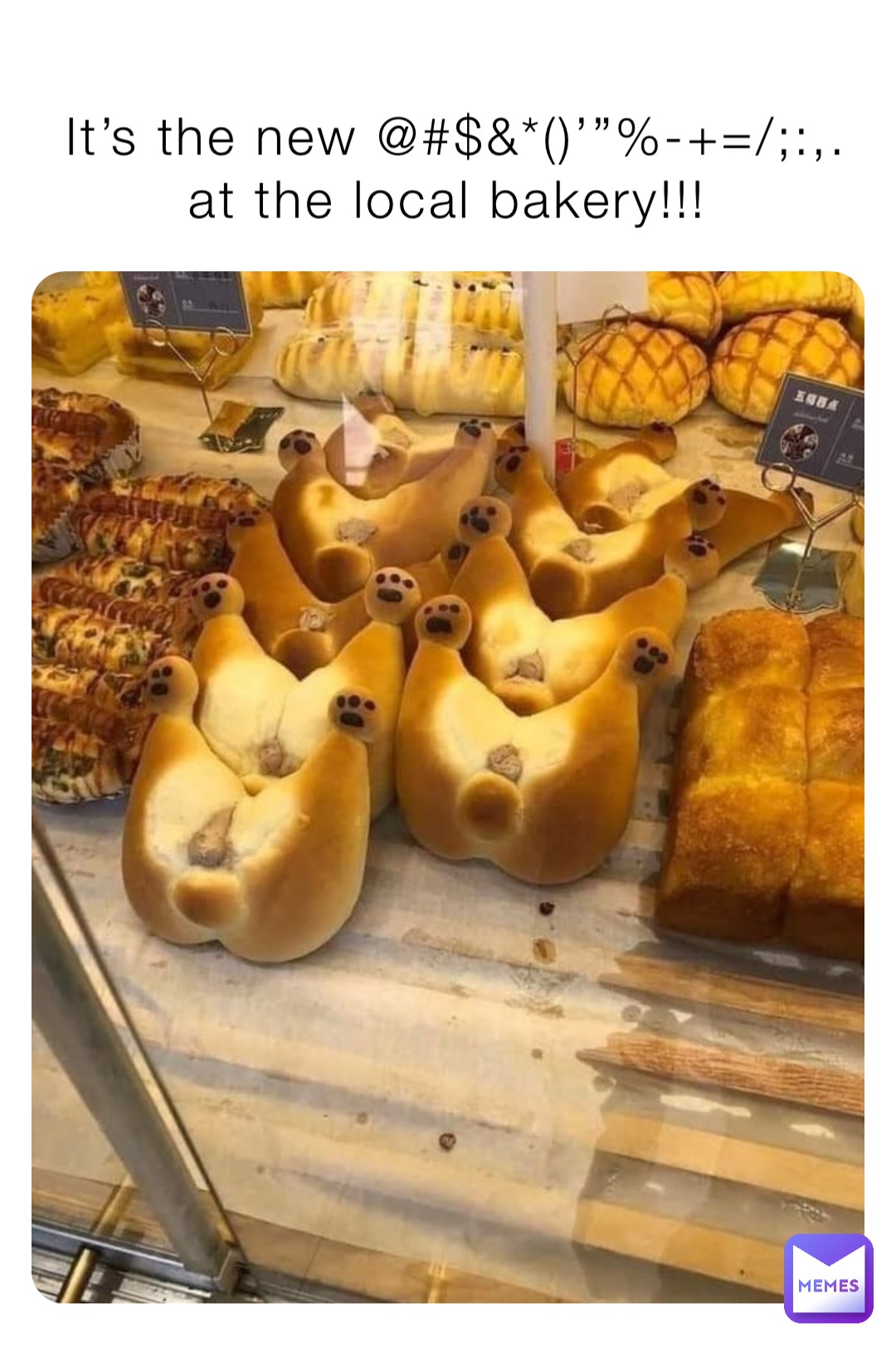It’s the new @#$&*()’”%-+=/;:,. at the local bakery!!! | @fancy_boi | Memes
