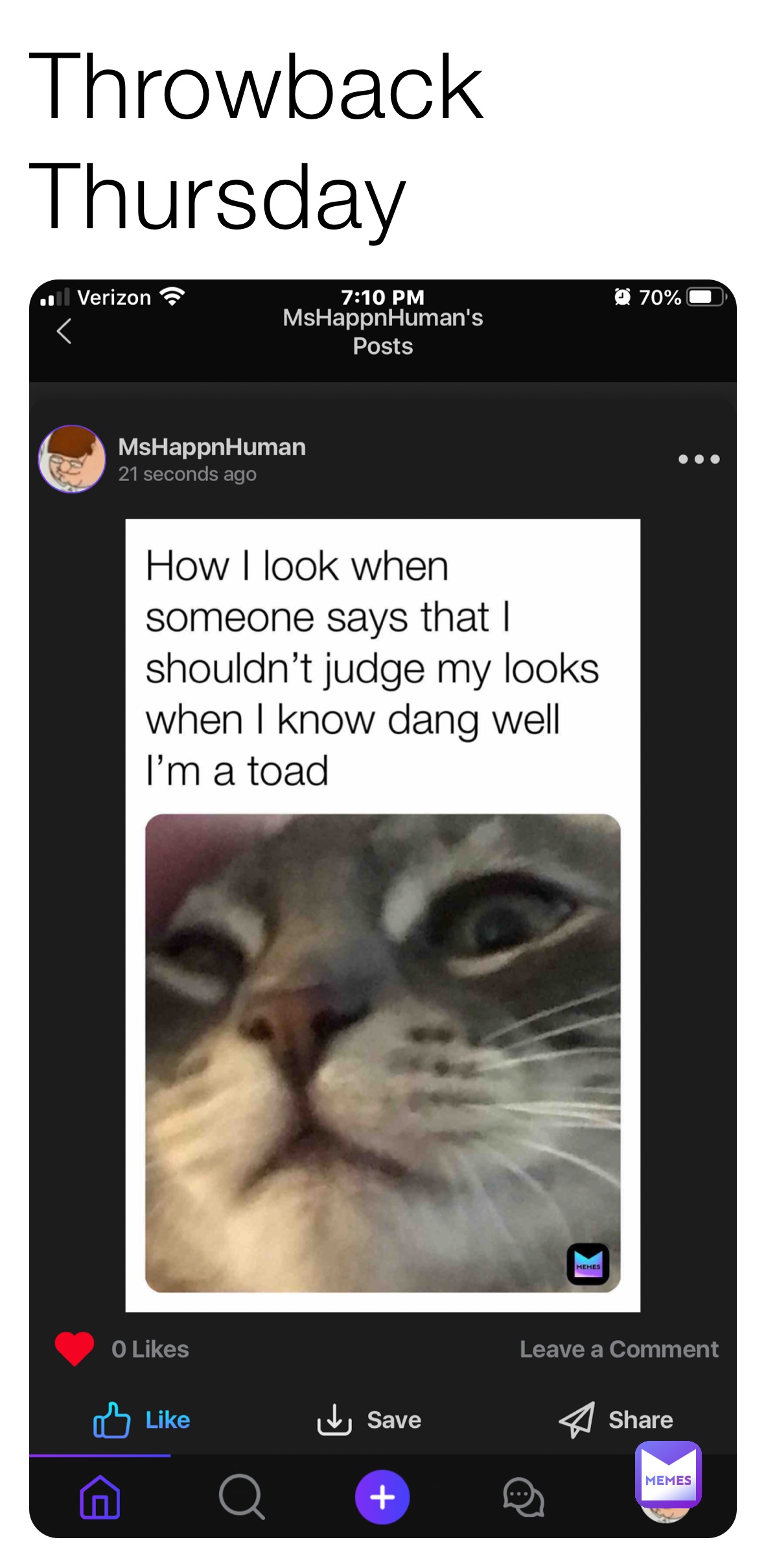 Throwback Thursday | @mamapusse | Memes