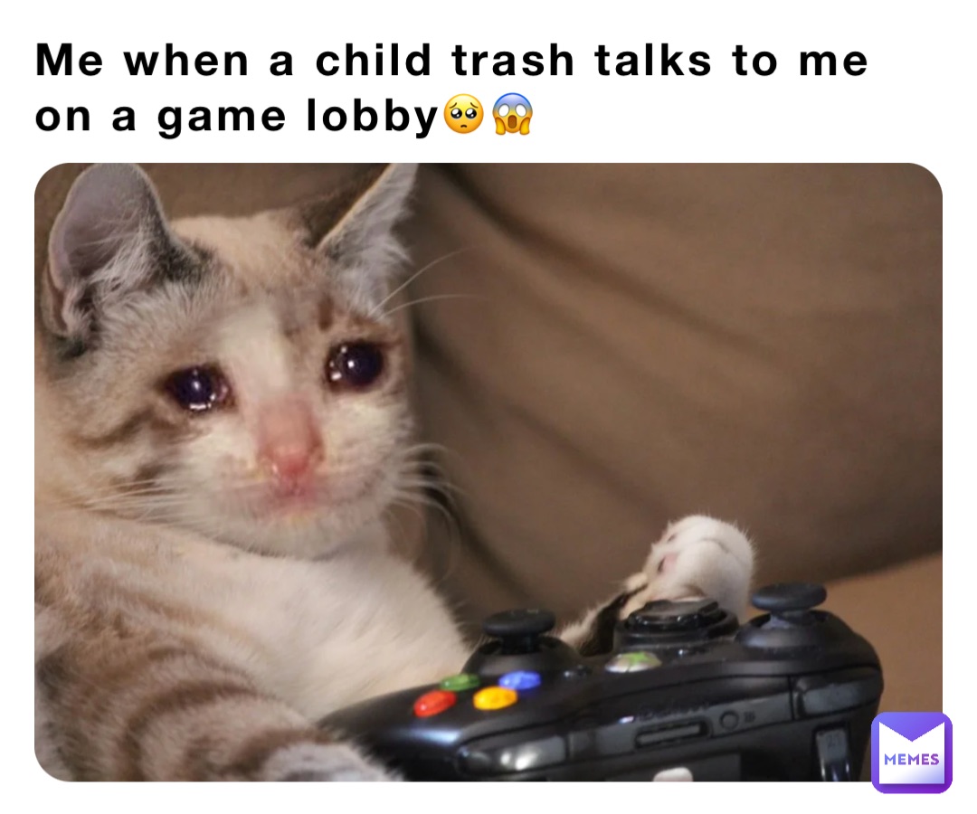 Me when a child trash talks to me on a game lobby🥺😱 | @lacey-white ...