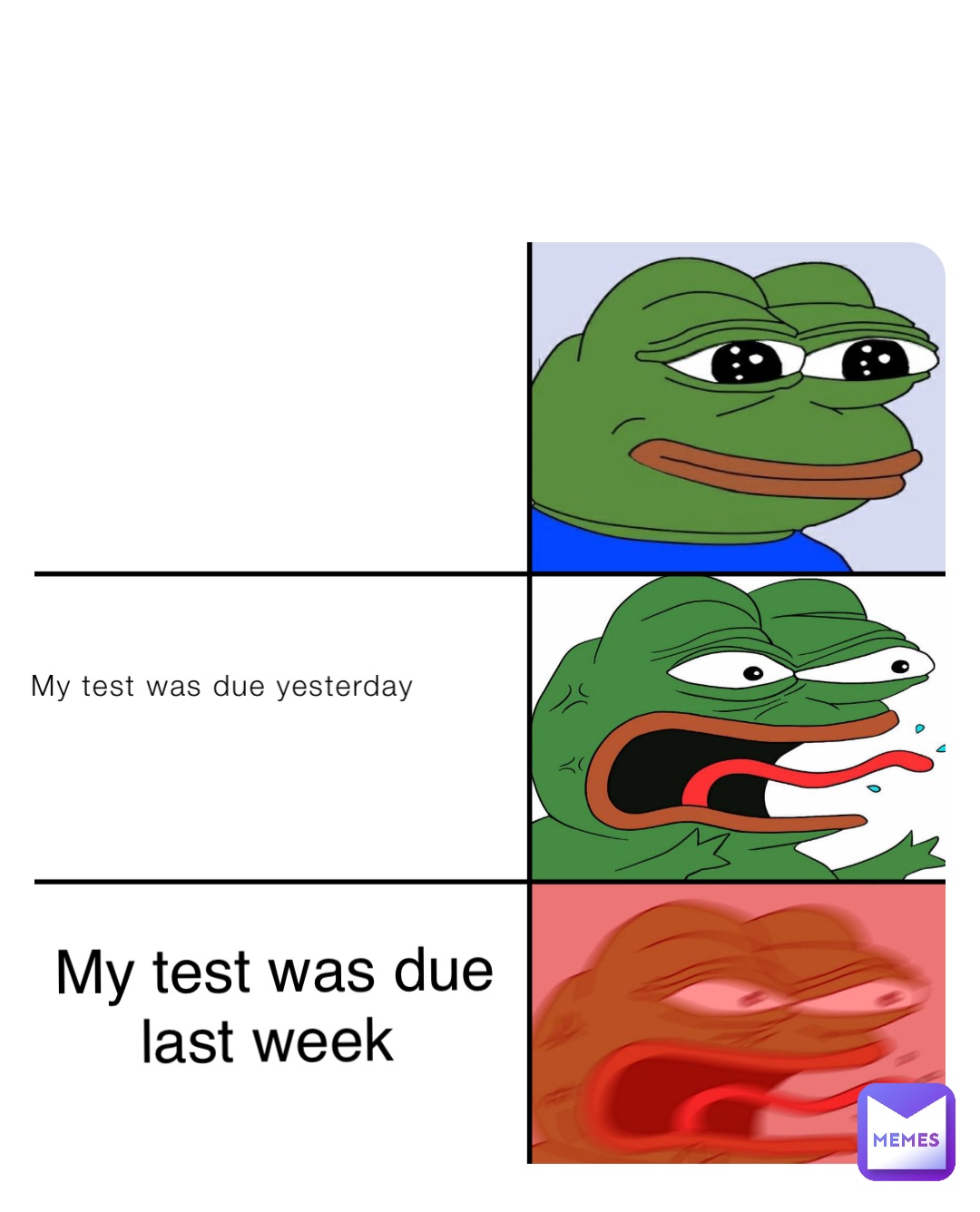 My test was due yesterday My test was due last week | @TheHaLEr545454 ...