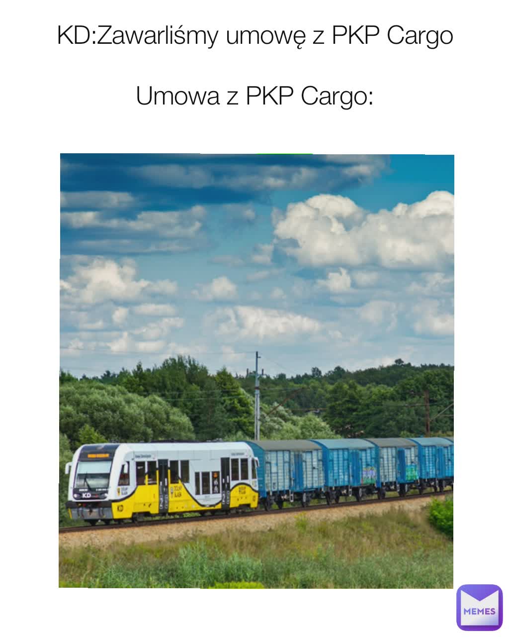 KD:Zawarliśmy umowę z PKP Cargo Umowa z PKP Cargo: | @hamax2706 | Memes