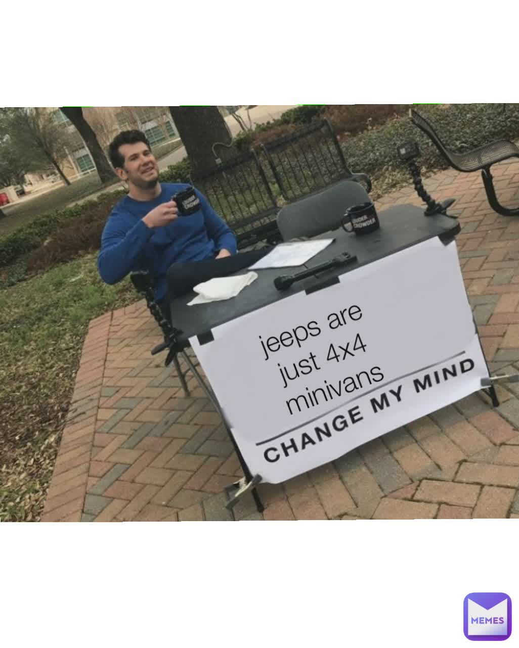 jeeps are just 4x4 minivans | @bke_67_93 | Memes