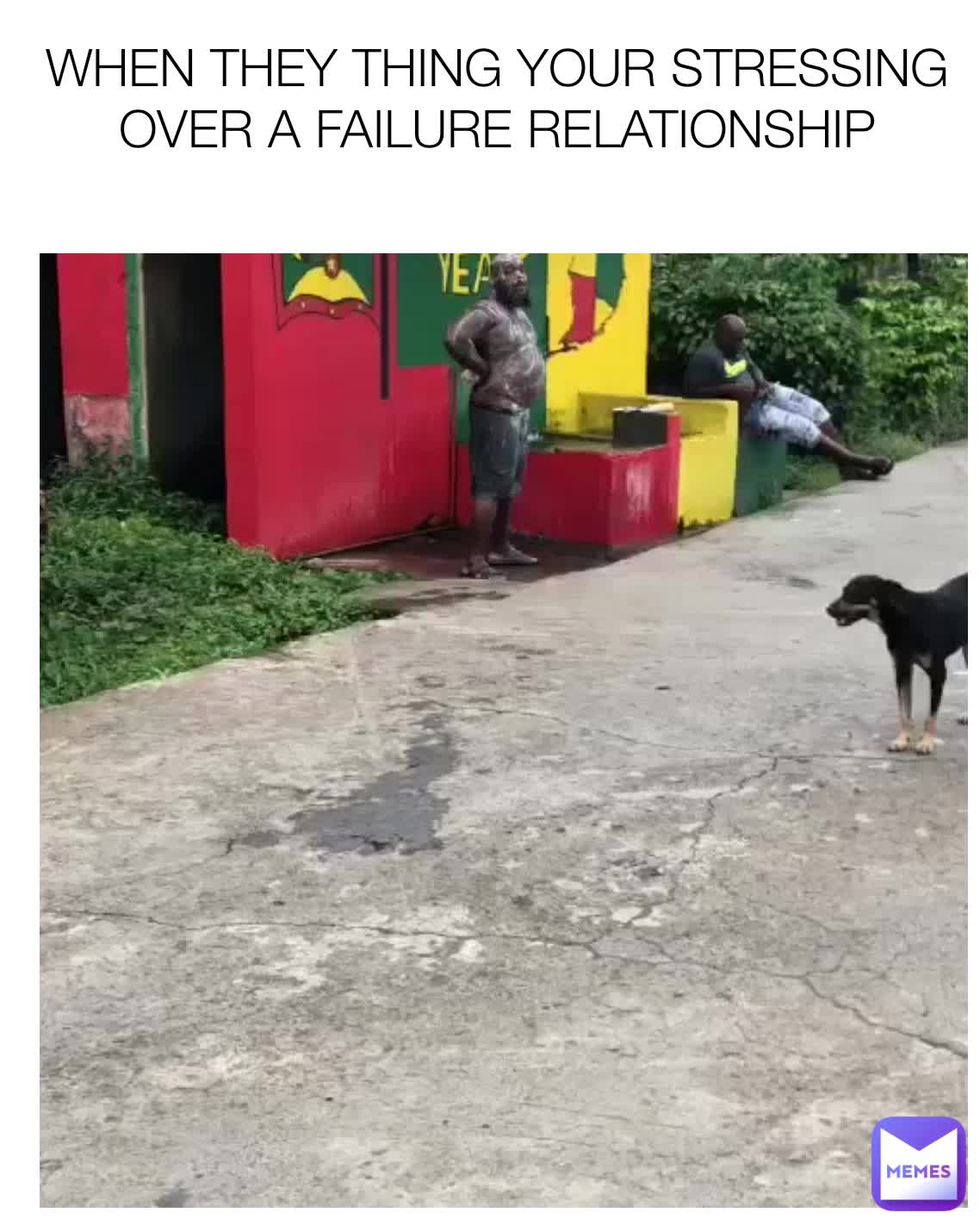 WHEN THEY THING YOUR STRESSING OVER A FAILURE RELATIONSHIP | @de_dan ...