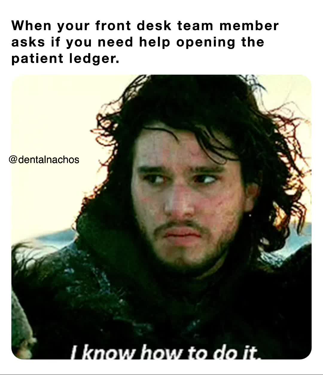 When your front desk team member asks if you need help opening the ...