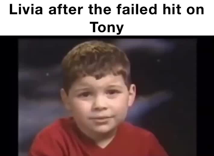 Livia after the failed hit on Tony | @coyotecan | Memes