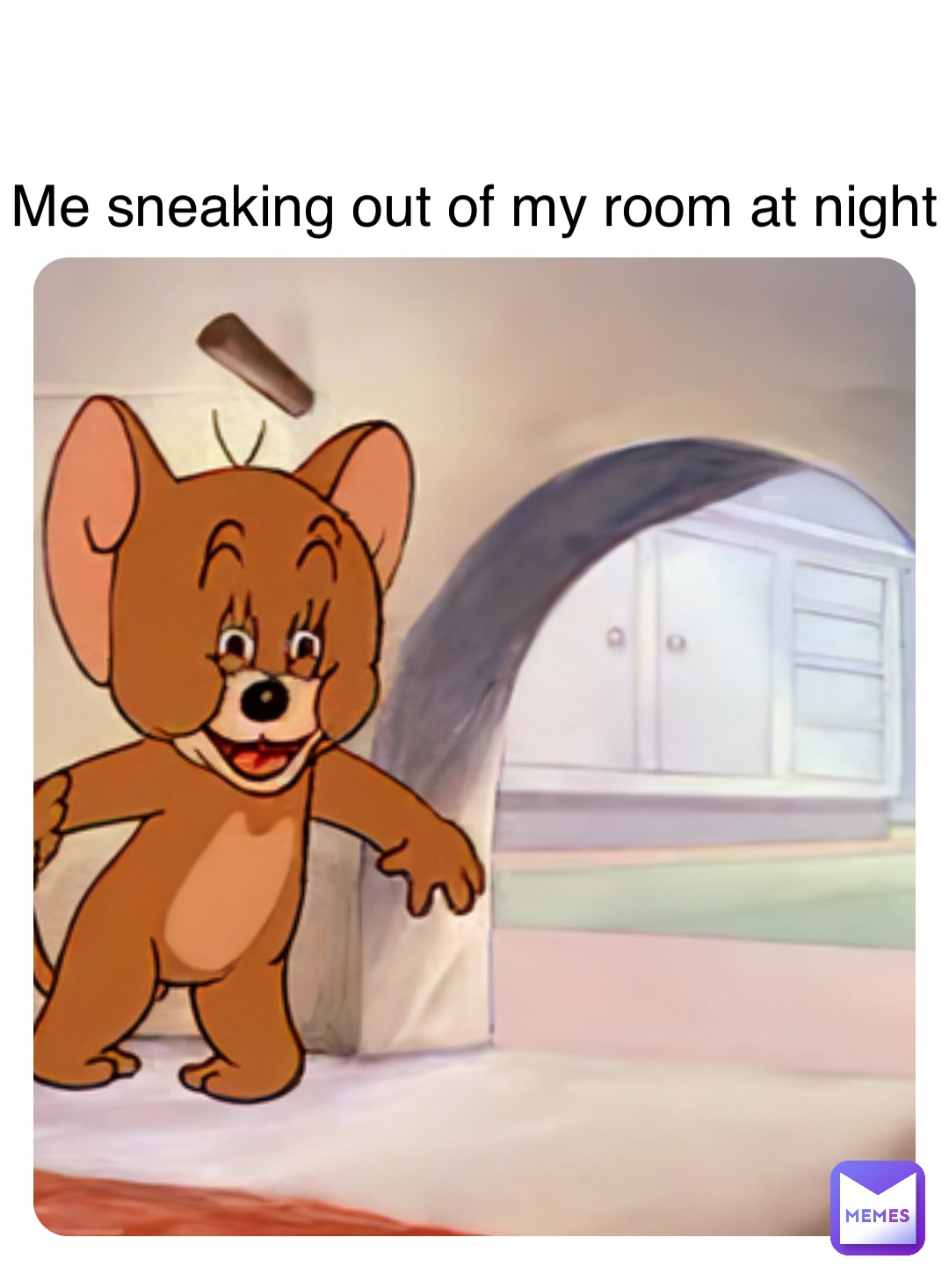 Double tap to edit Me sneaking out of my room at night | @giodudebaby ...