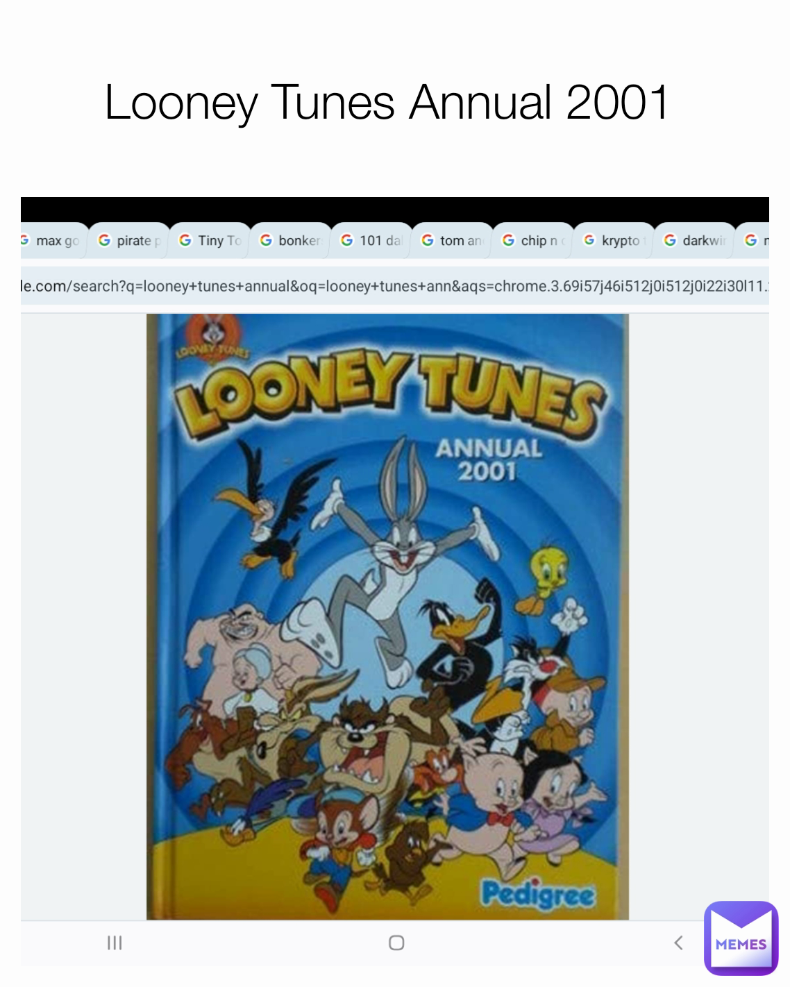 Looney Tunes Annual 2001 Tylerb2003 Memes