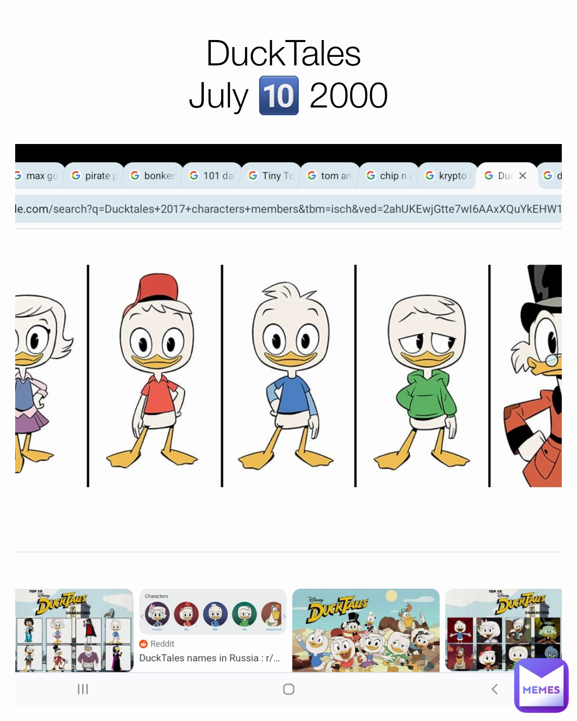 DuckTales July 🔟 2000 | @TylerB2003 | Memes