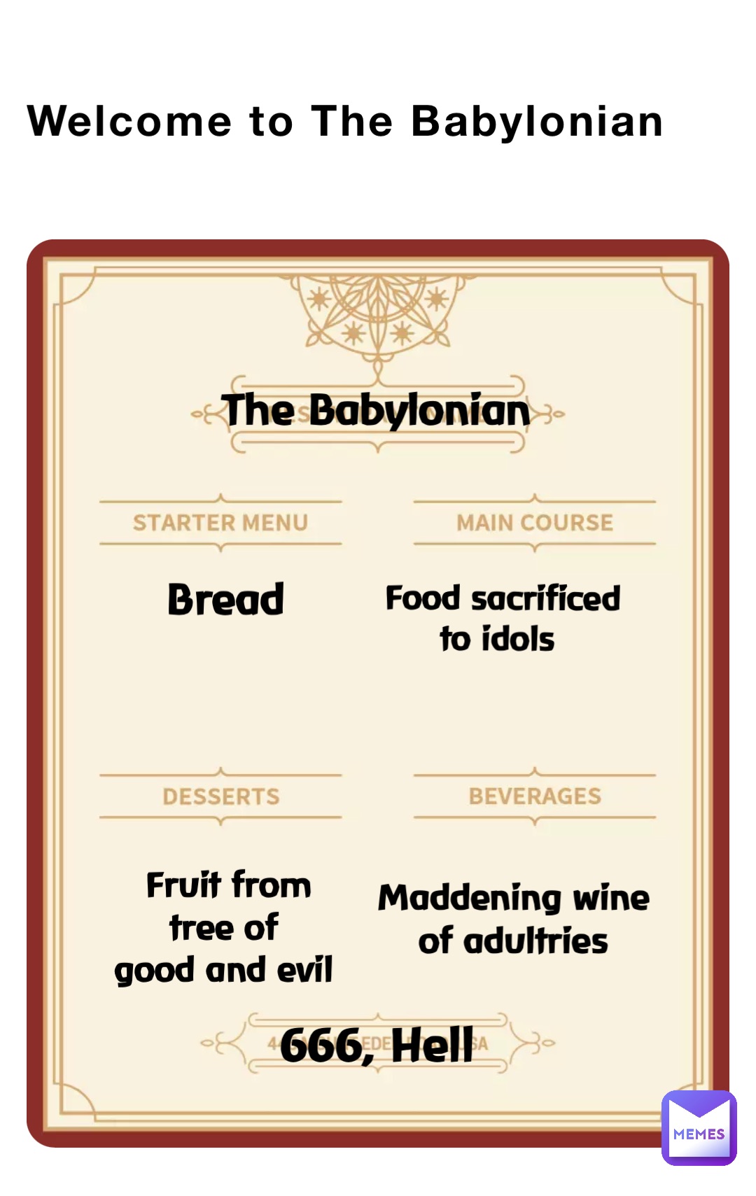 Welcome to The Babylonian The Babylonian Bread Food sacrificed to idols ...