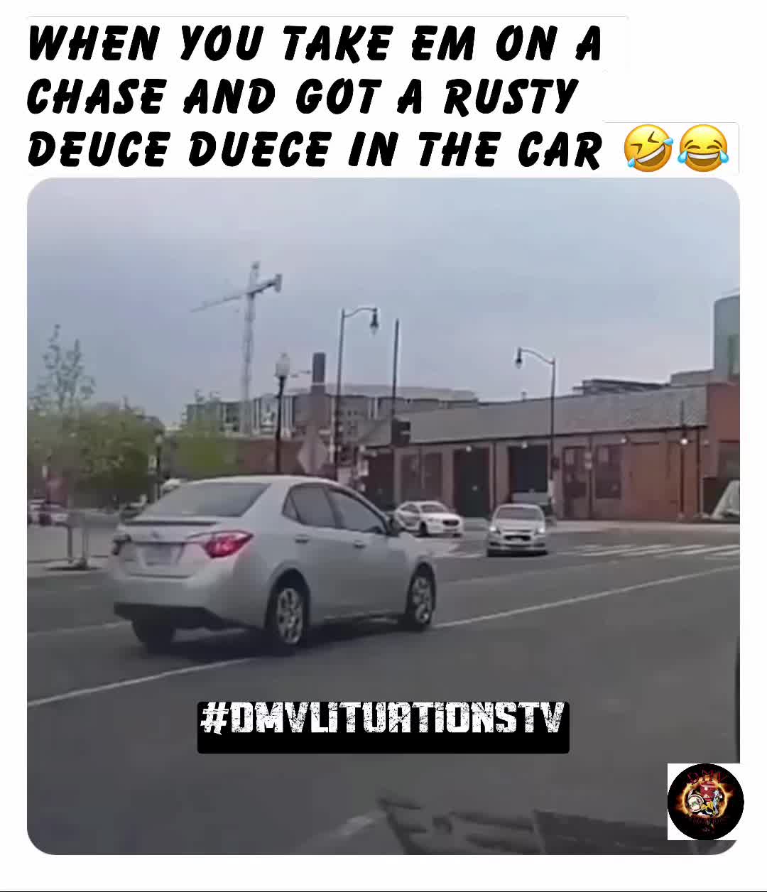 When you take em on a chase and got a rusty deuce duece in the car 🤣😂 ...