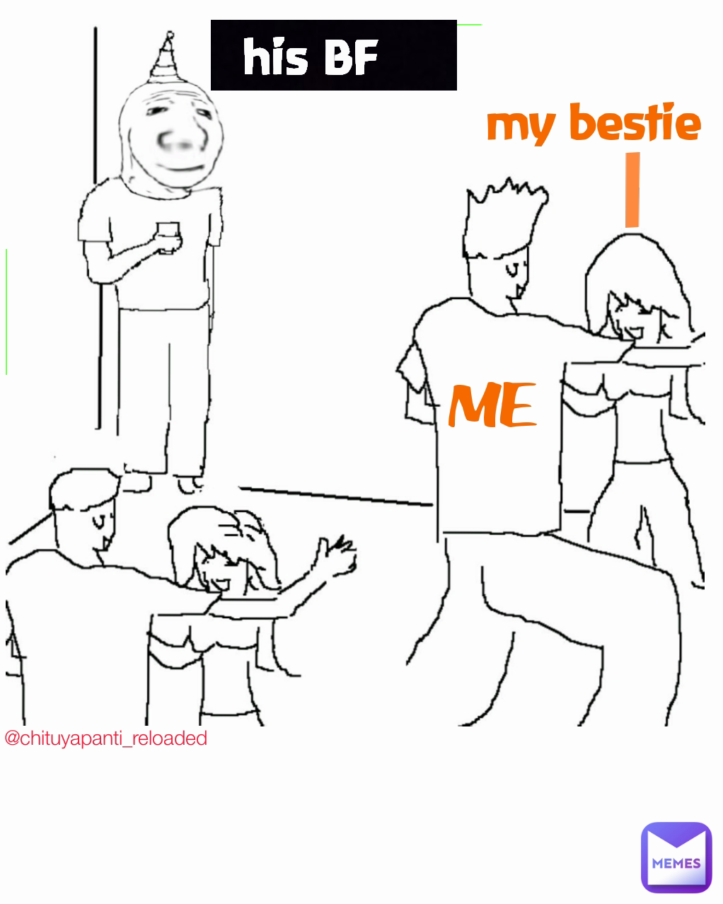 @chituyapanti_reloaded ME my bestie | his BF | @chutiyapanti_reloaded ...