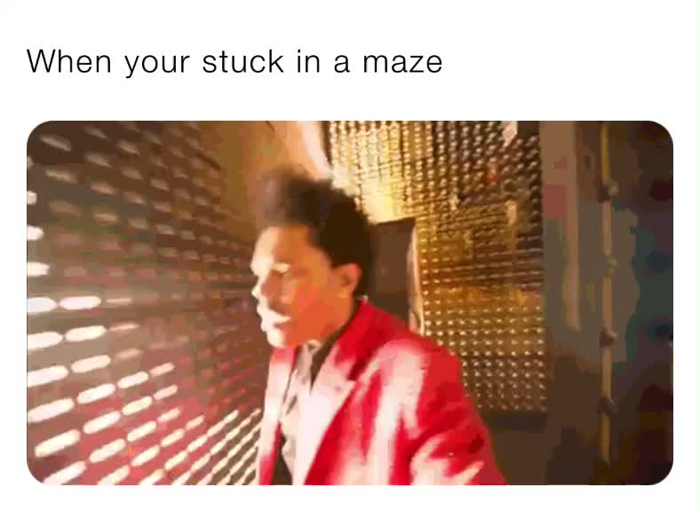 When your stuck in a maze | @Official_Tiko | Memes