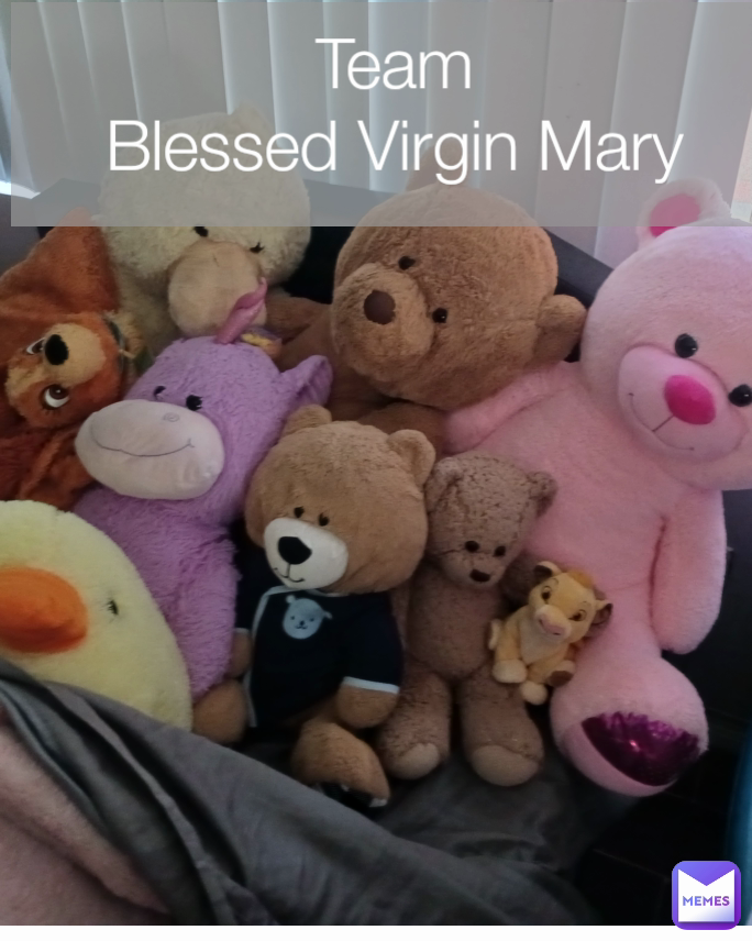 Team Blessed Virgin Mary | @Alicebombcar | Memes