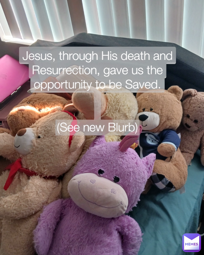 Jesus, through His death and Resurrection, gave us the opportunity to ...