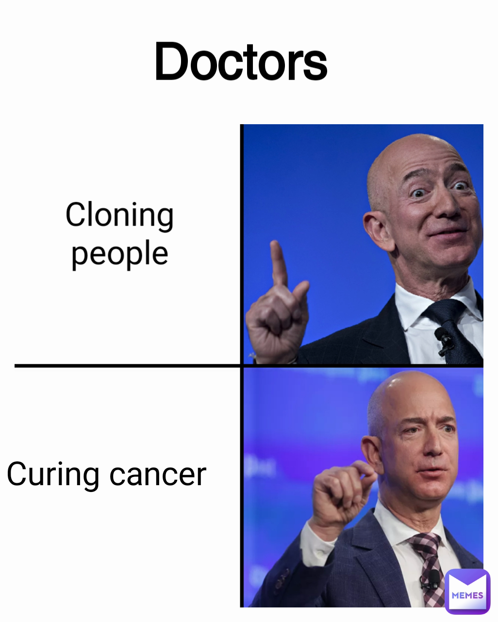 Doctors Curing cancer Cloning people | @unpopularchick | Memes