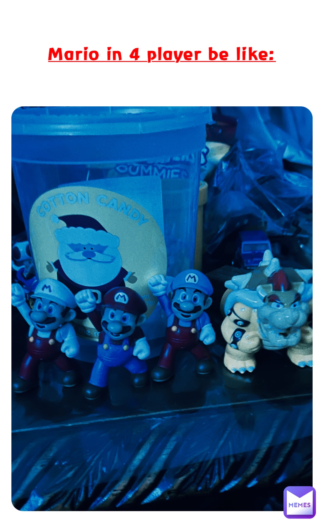 Mario in 4 player be like: | @beep_bop_bap | Memes