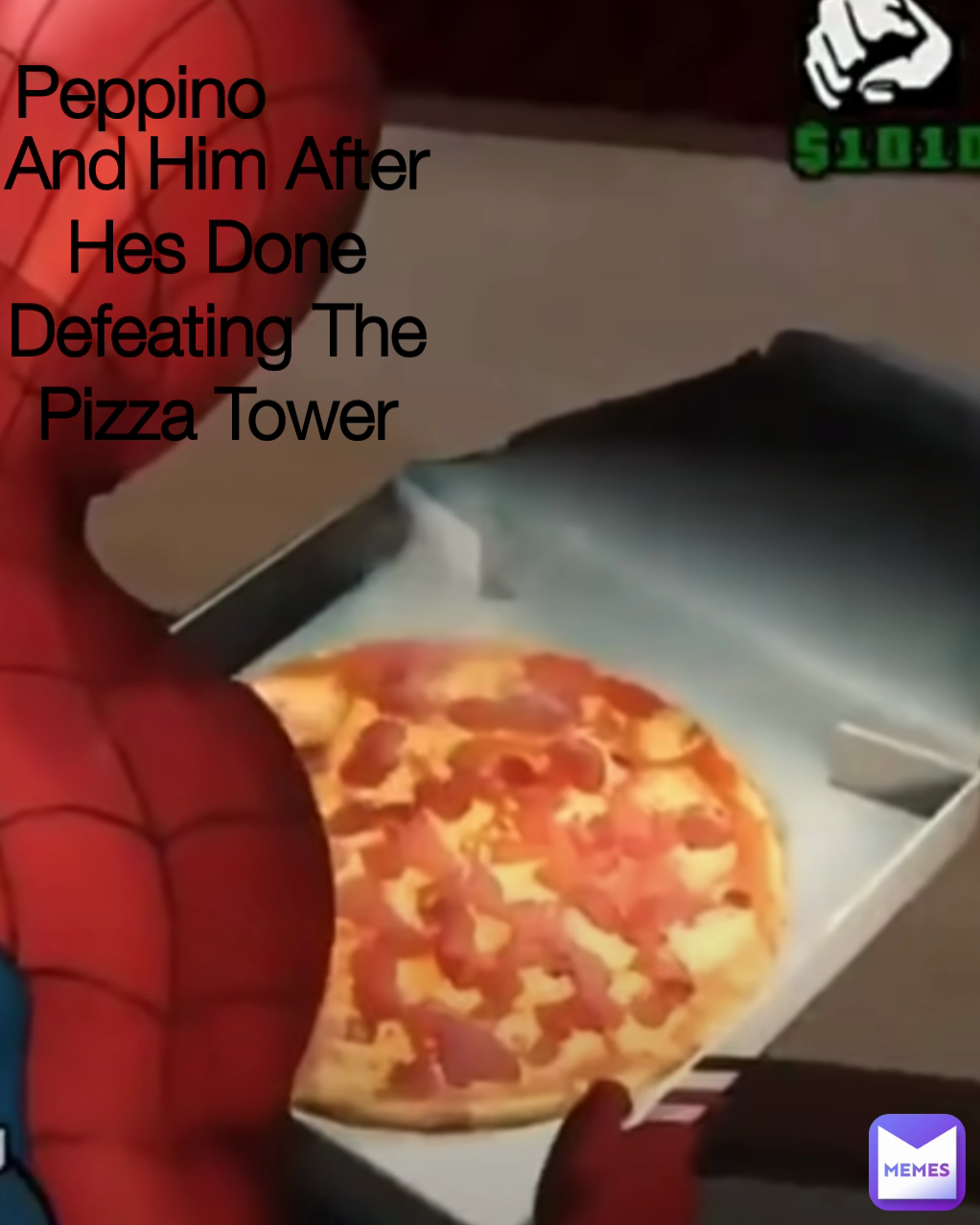And Him After Hes Done Defeating The Pizza Tower Peppino
