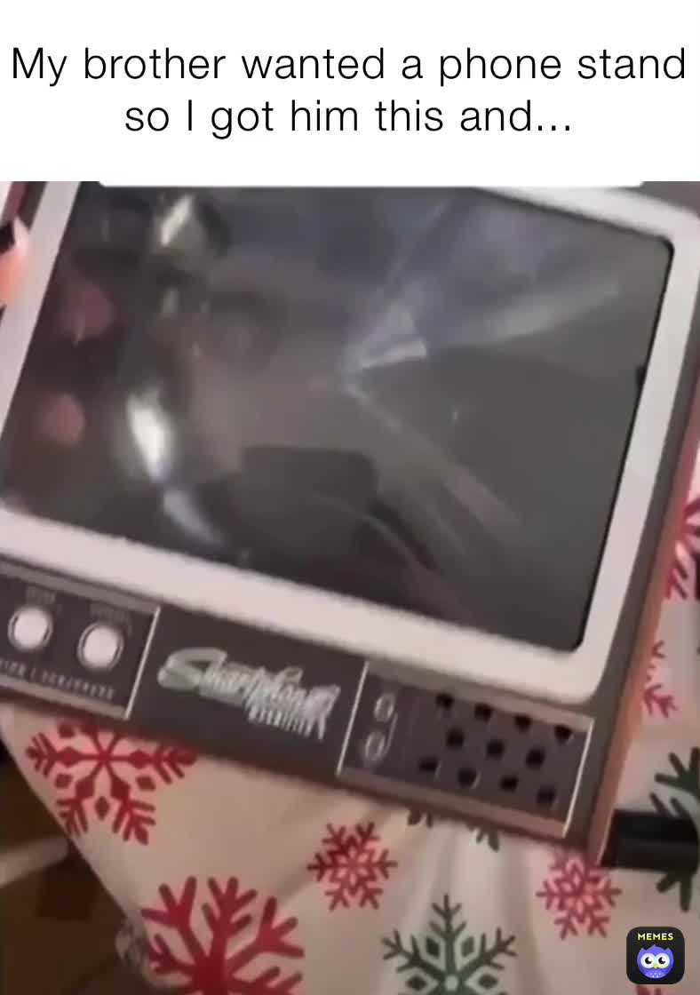 My brother wanted a phone stand so I got him this and... | @ebaad101 ...