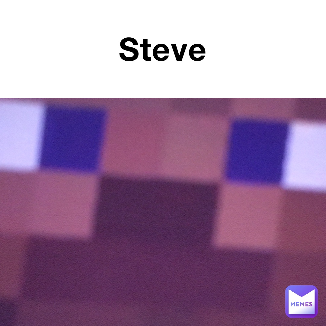 STEVE | @Yan_games_memes | Memes